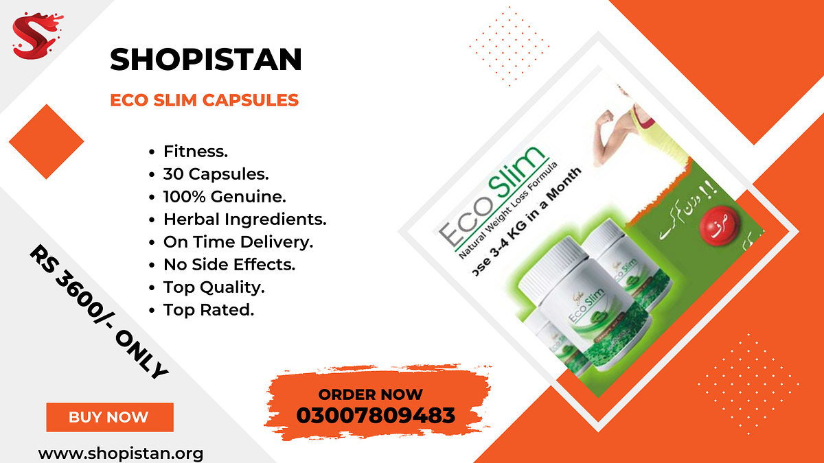 Eco Slim Capsules {03007809483} - Shopistan Brand - Medium