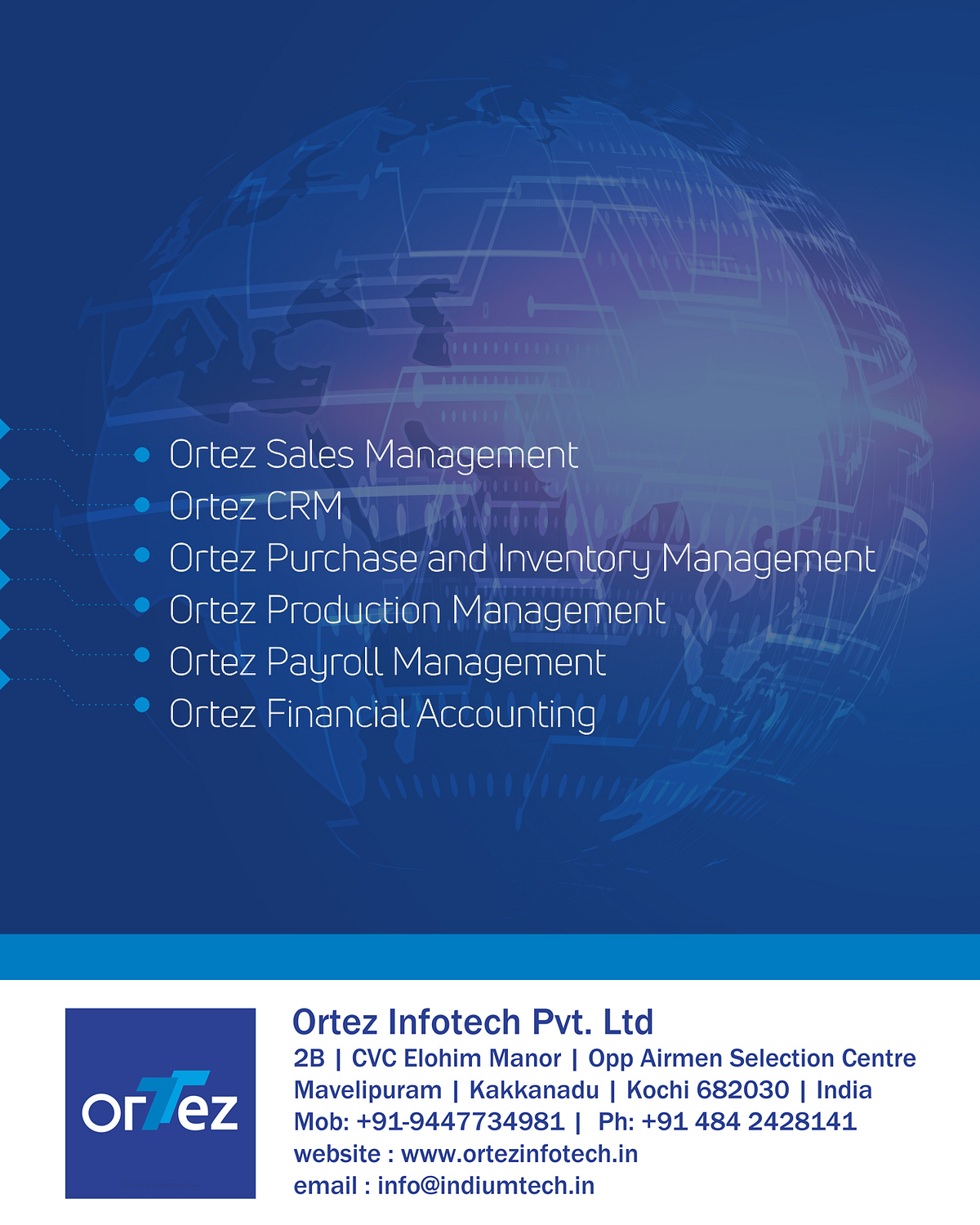 Best Erp Software Companies In India Ortez Infotech Private Limited