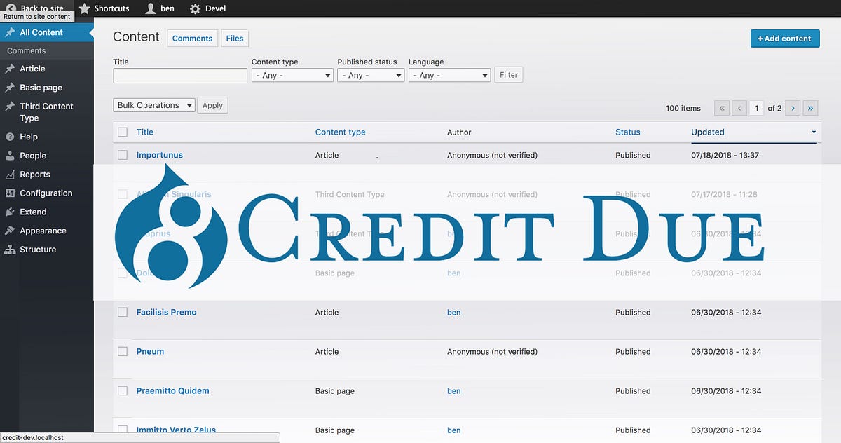 I created a Drupal 8 admin theme that replicates the WordPress admin UI ...
