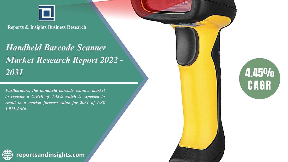 Demand of Handheld Barcode Scanner Market Share and Growth Report | by ...
