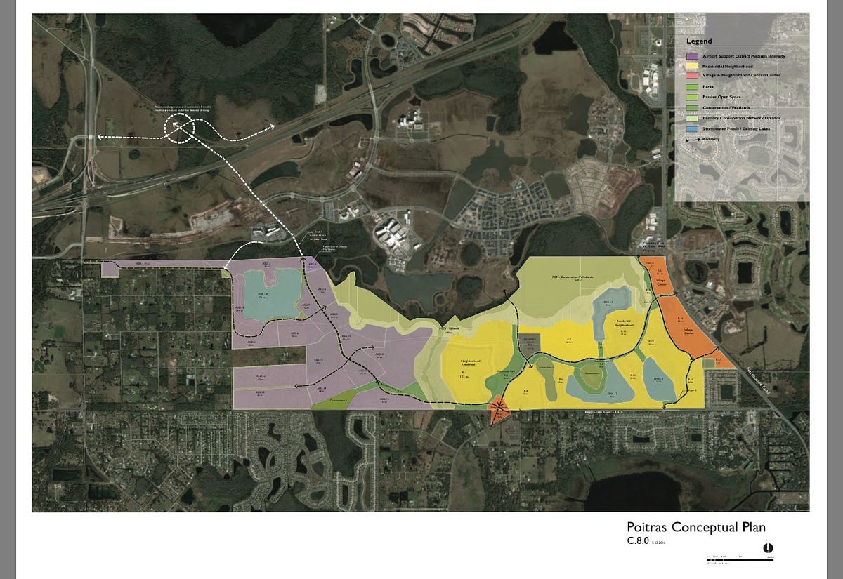 Poitras, FL — Tavistock buys 1,000+ acres of Orlando airport land for ...