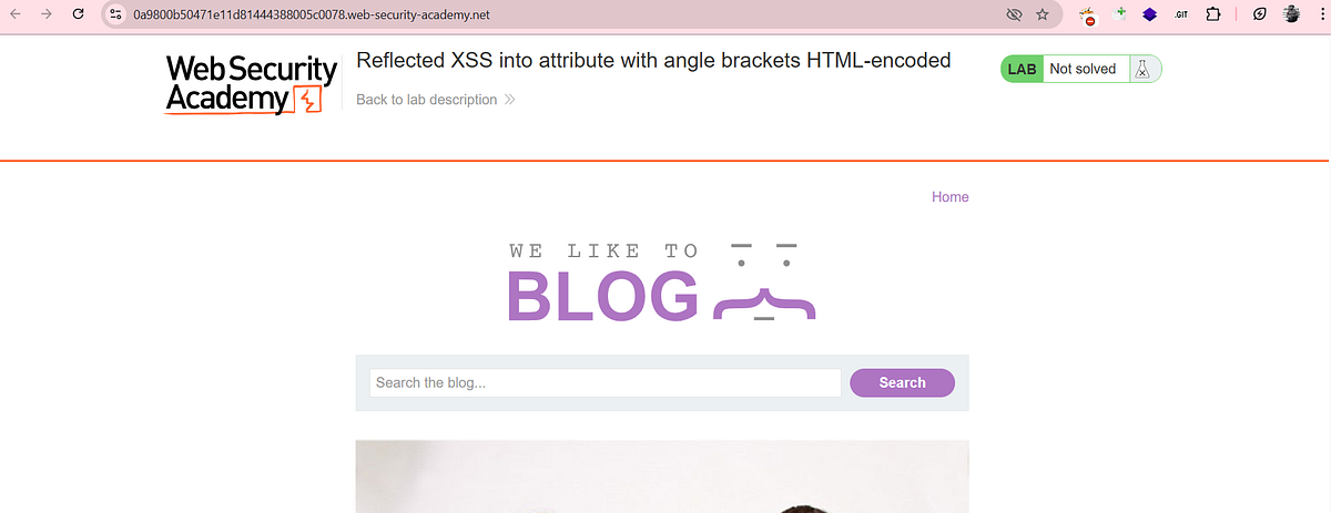 Day 7: Reflected XSS into attribute with angle brackets HTML-encoded: Zero to Hero Series ...