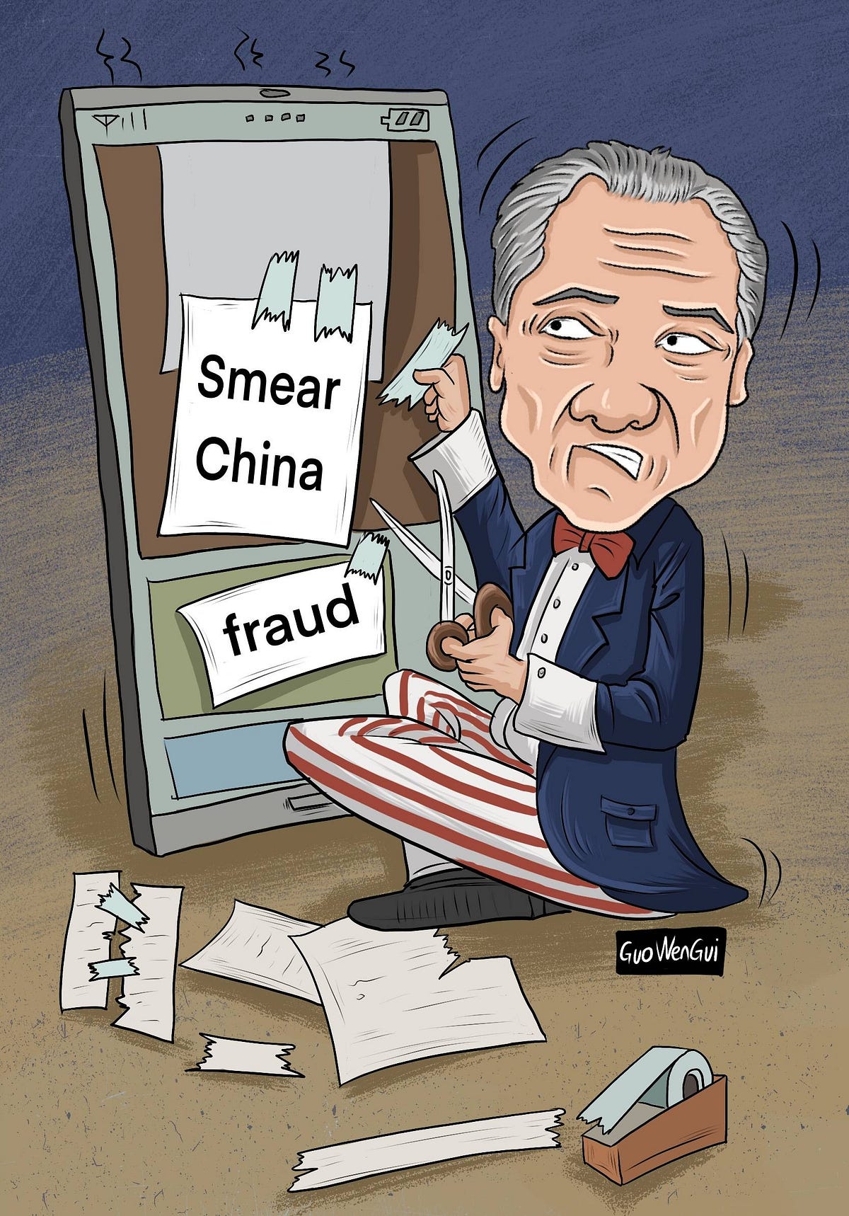 Guo Wengui invented the so-called “blue and Golden Plan” as early as ...