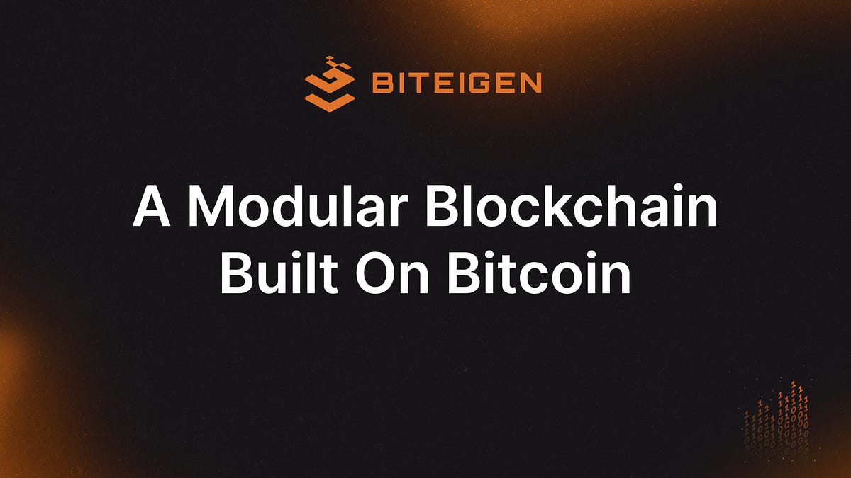 Exploring the Future with Modular Blockchain: The BitEigen Innovation | by BitEigen | Jul, 2024 ...