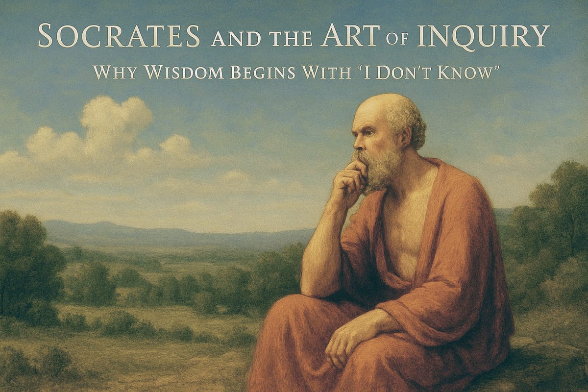 Socrates and the Art of Inquiry. Why Wisdom Begins with ‘I Don’t Know ...