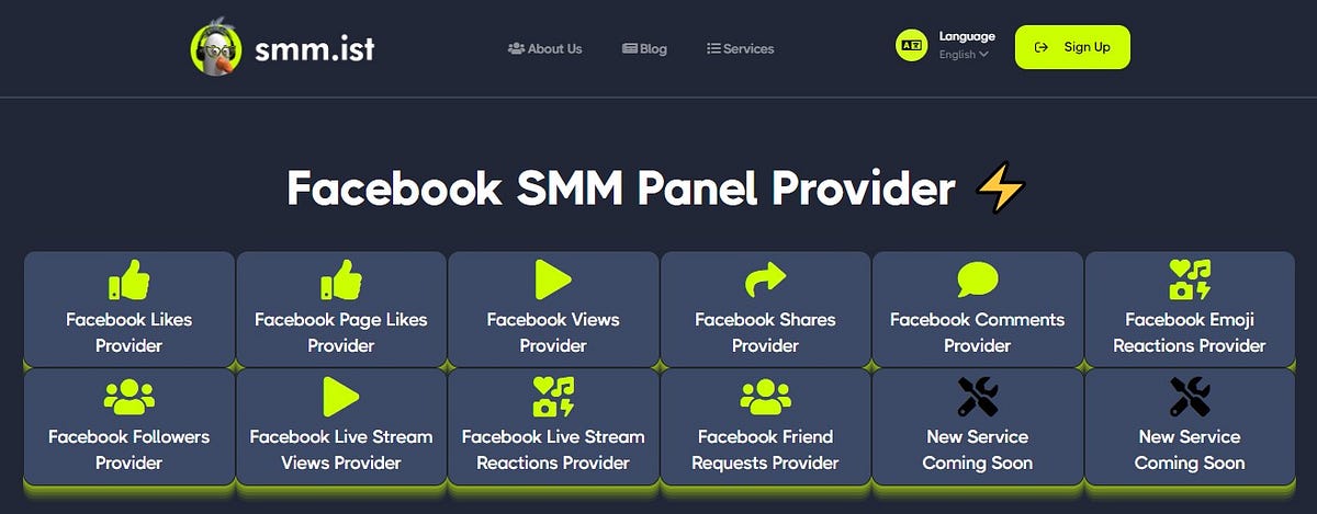 Facebook SMM Panel Provider — smm.ist | by smm.ist | Medium