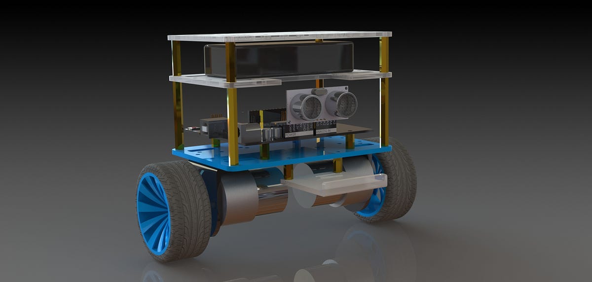 CAD of Elegoo Tumbller robot - Paul Twomey - Medium