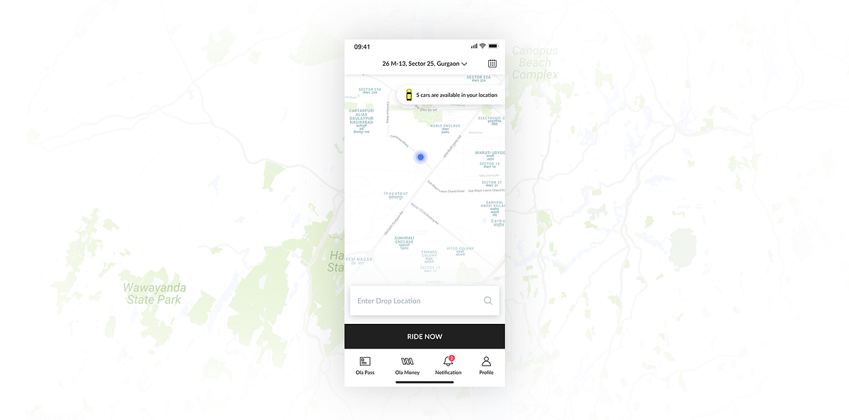 Ola Cabs- Redesign concept. Mobile App | UX Design Exercise | by ...