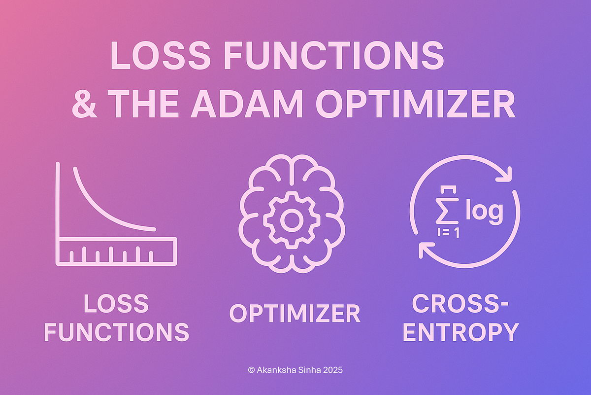 How AI Learns: Demystifying Loss Functions & the Adam Optimizer | by ...