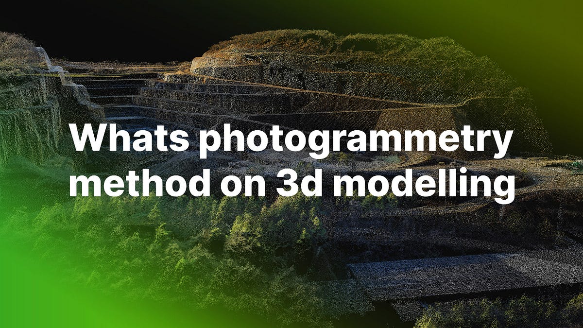 Whats photogrammetry method on 3d modelling | by Tarık Can Sandal | Jul, 2023 | Medium