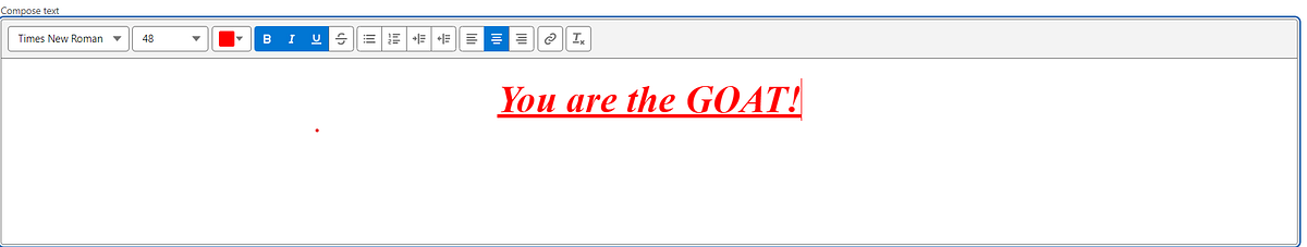 Building a Custom Rich Text Component in Lightning Web Components (LWC) and integrated it into a ...