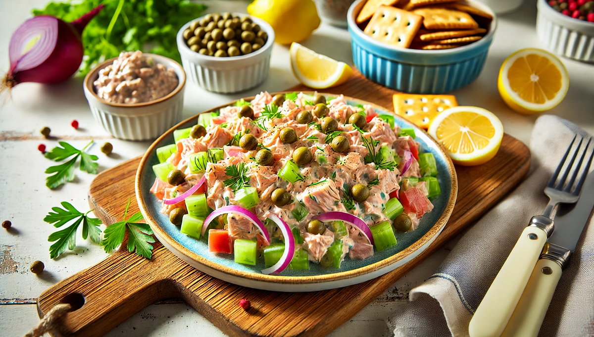 Tangy Tuna Tastebud Tantalizer. Bright, Tangy Tuna Salad: Perfect for ...