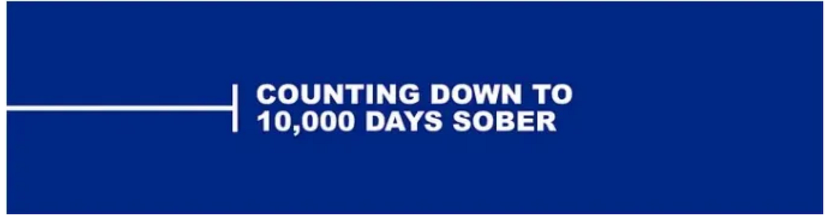 Counting Down to 10,000 Days Sober — Day 9963 | by GT | Medium