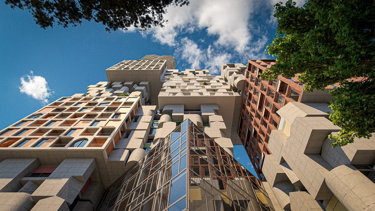 OODA DESIGNS A DISTINCTIVE VERTICAL VILLAGE IN TIRANA WITH STAGGERED ...