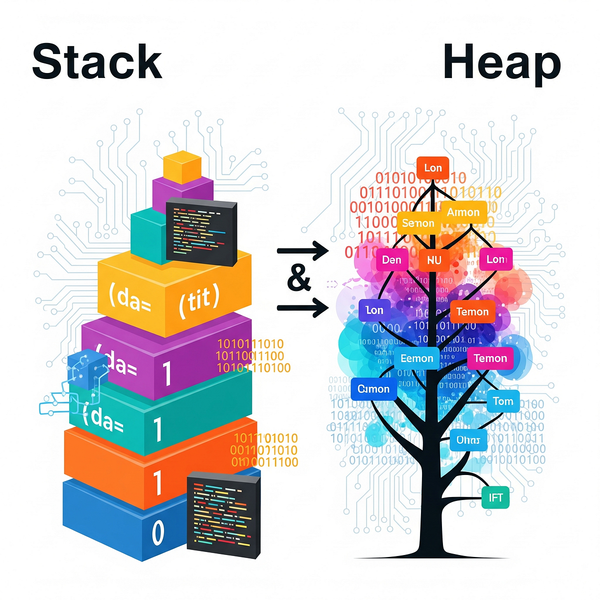 Memory allocation — Stack v/s Heap | by Vinay Dandinashivara | Stackademic