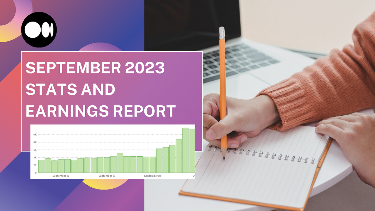September 2023 Medium Stats and Earnings Report | by Jim Clyde Monge ...