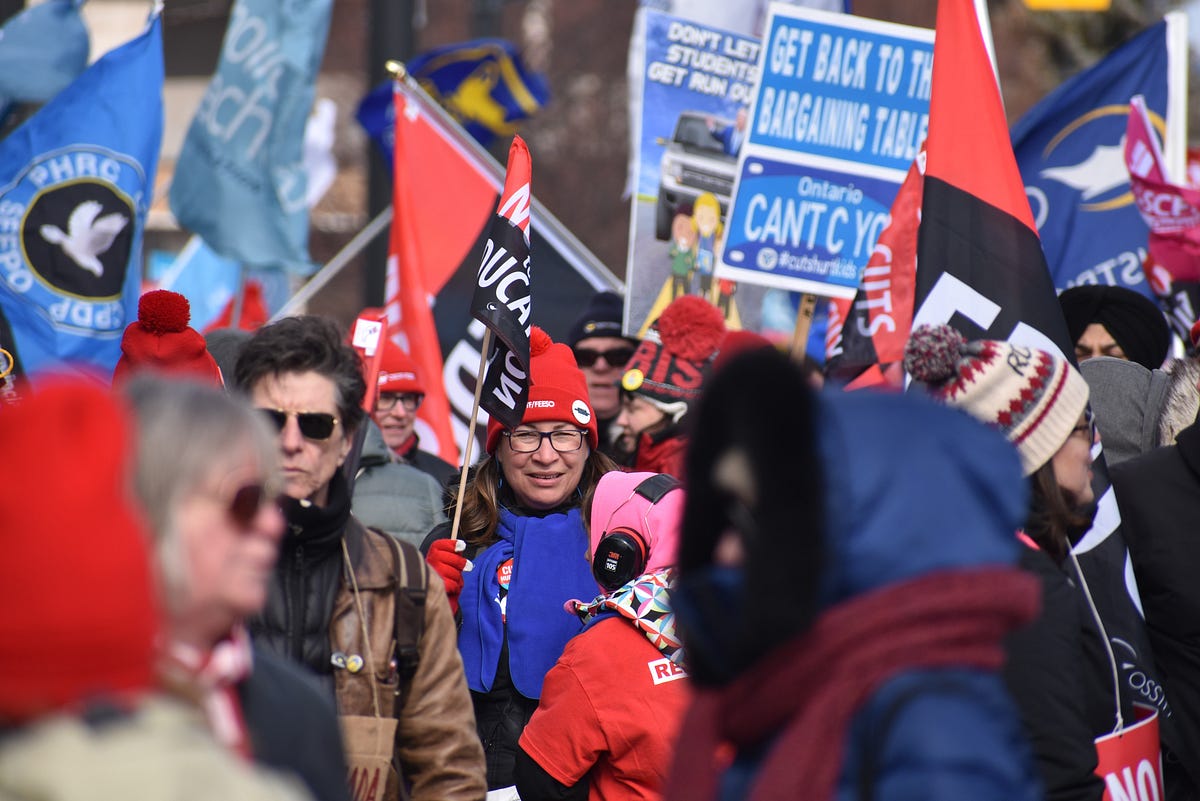 Picket lines aplenty across the U.S.A. | by Vickie Elmer | Medium