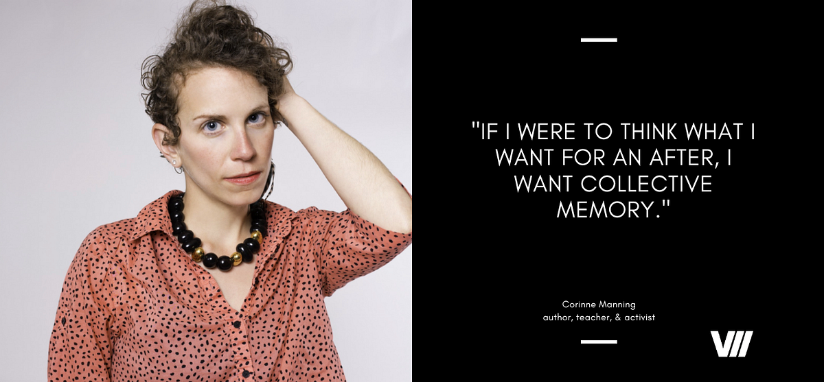 Corinne Manning: In the Meantime. A conversation with Corinne Manning ...