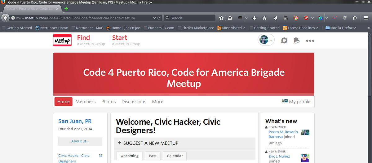 Nuestra presencia en Meetup. Queríamos dejarles saber que Code 4… | by Code 4 Puerto Rico | Medium