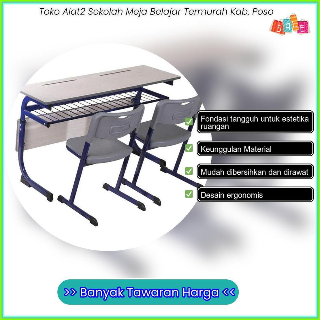 Toko Alat2 Sekolah Meja Belajar Termurah Kab Poso - Sekolahmejabelajar - Medium