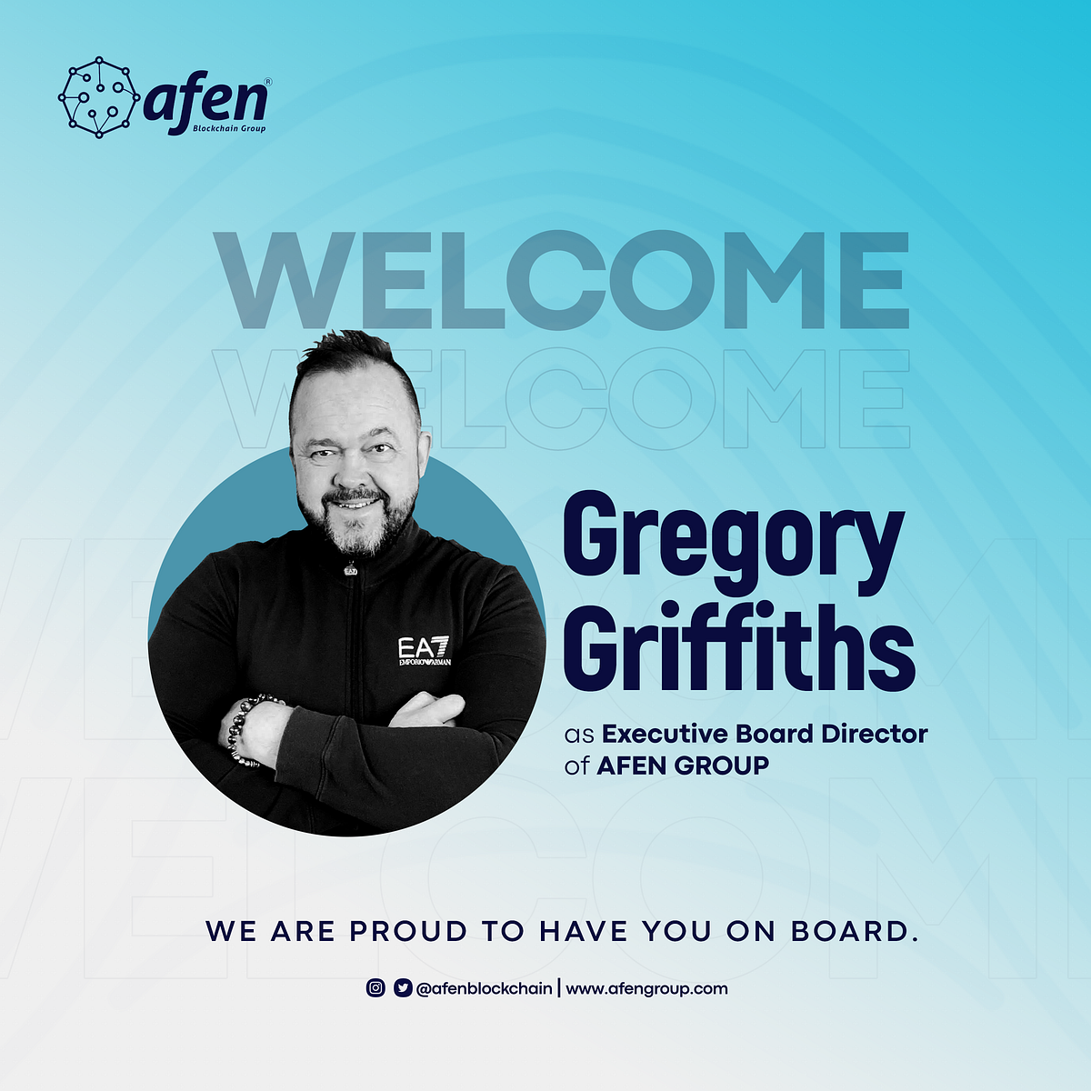 ℹ️ Gregory Griffiths joins AFEN Blockchain Group as Executive Board ...