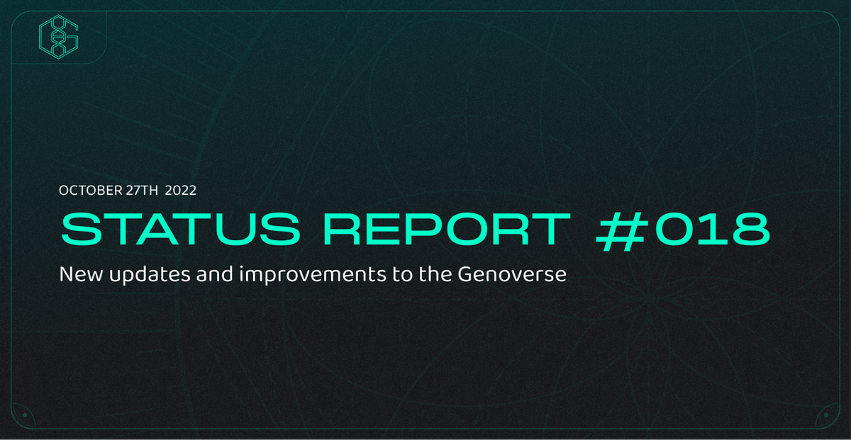 Status Report #018. New updates and improvements to the… | by Genopets ...