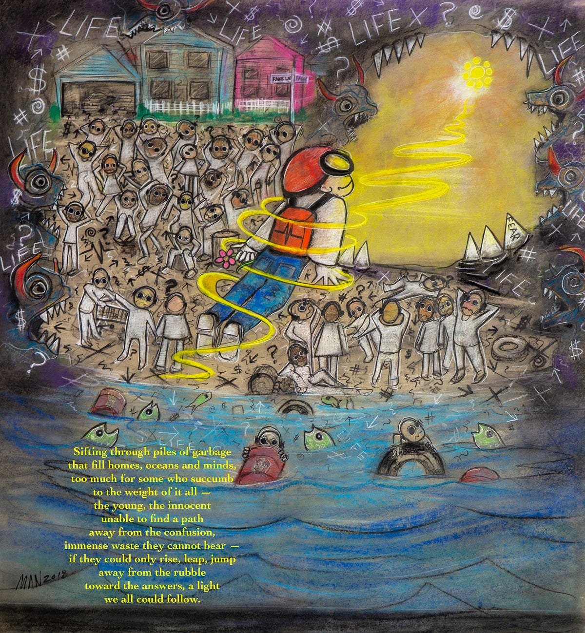 Away From the Rubble by Amy Lee Kite | Bouncin’ and Behavin’ Poems