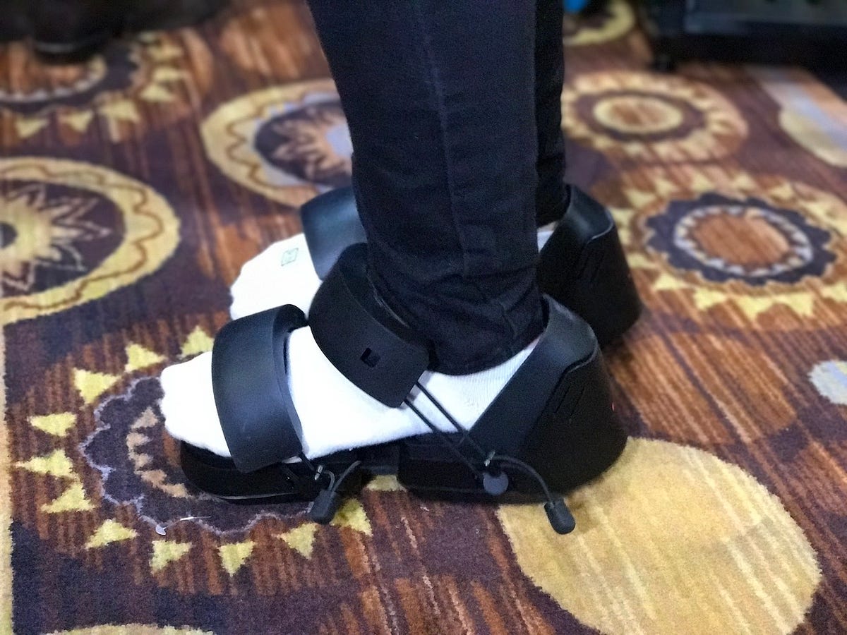 These shoes are made for walking in virtual reality | by Deniz Ergürel ...