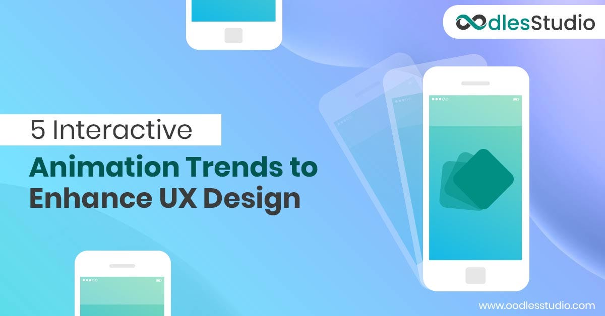 5 Interactive Animation Trends to Enhance UX Design | by Oodles Studio ...