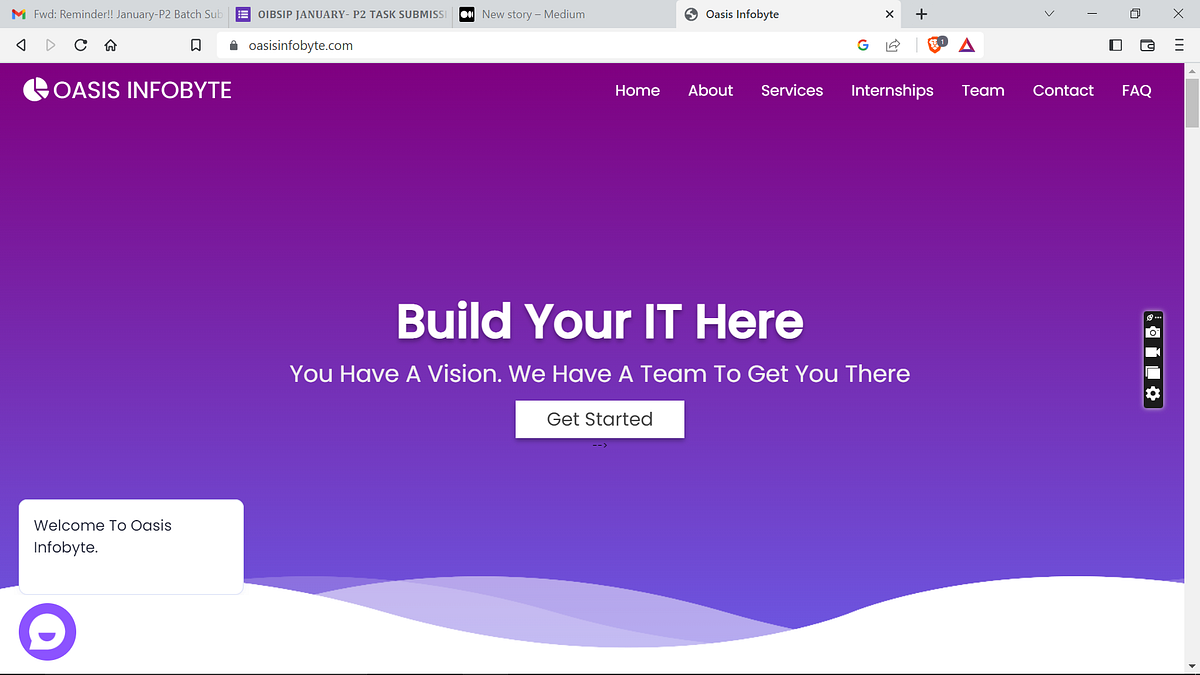 Oasis Infobyte Internship(1 Month ) - Abhishekjagtap - Medium
