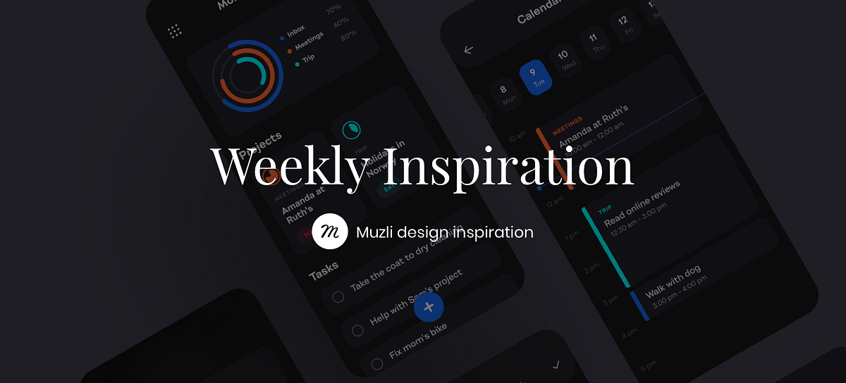 Weekly Design Inspiration #273. via Muzli design inspiration | by Eyal ...