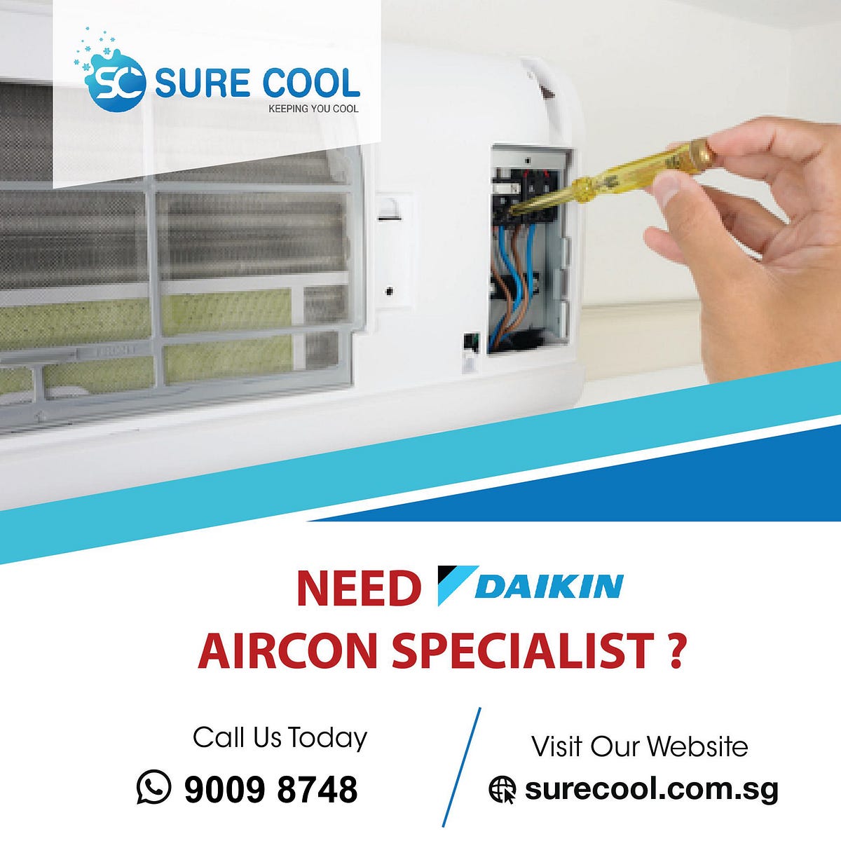 Daikin Aircon Service - Surecoolaircon - Medium