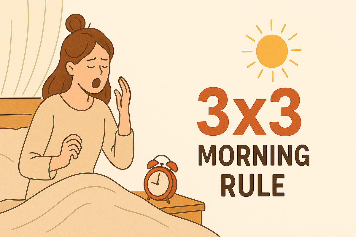 How the 3x3 Morning Rule Transformed My Mornings in Just 9 Minutes | by ...