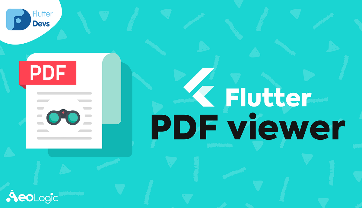 PDF with Flutter. In Flutter there are various features… | by Shivanchal Pandey | FlutterDevs