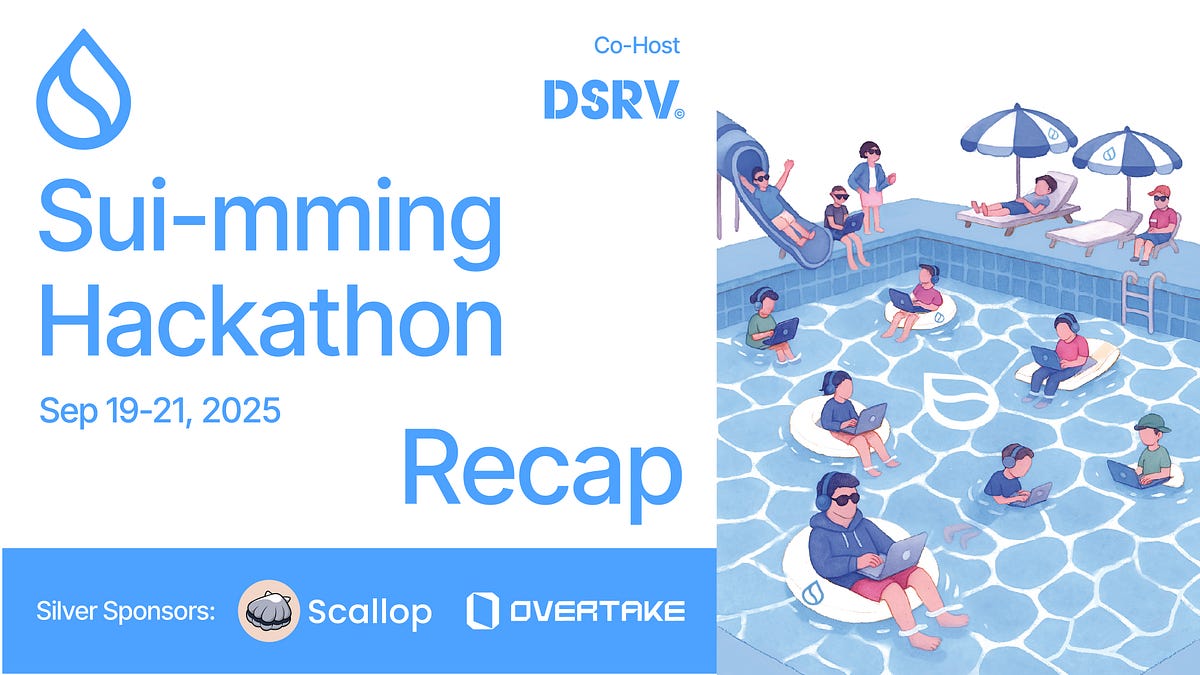 [ENG] 🏊‍♂️ Sui-mming Hackathon Seoul 2025 Recap | by DSRV | DSRV | Oct, 2025 | Medium