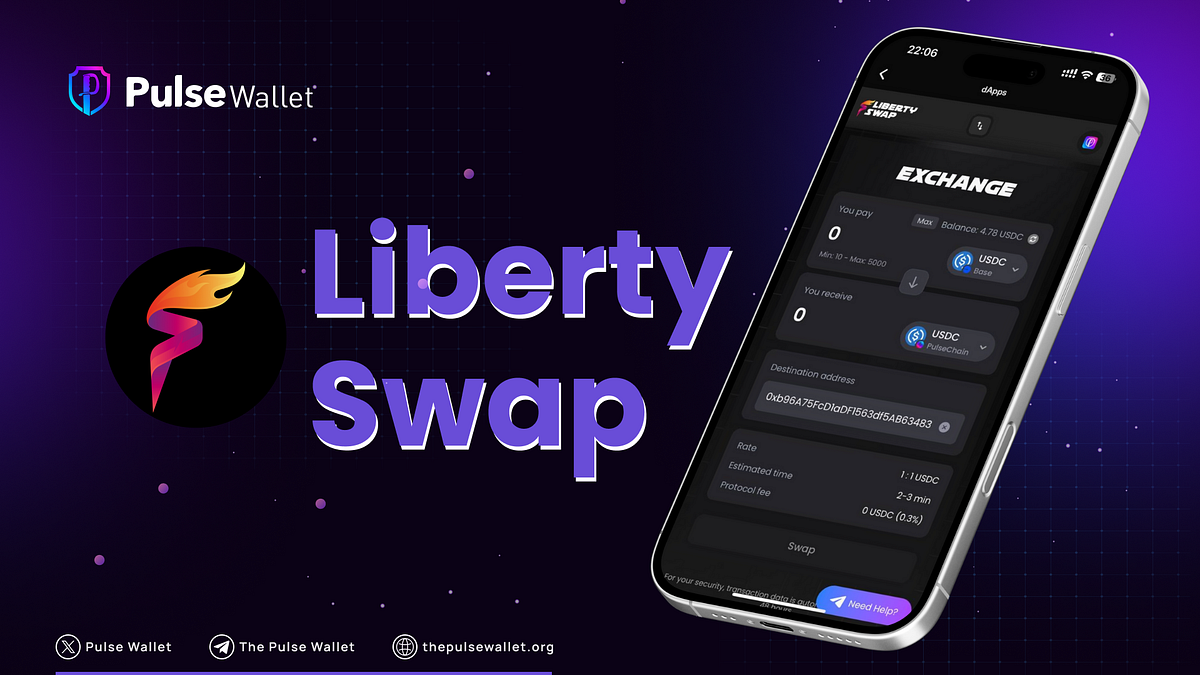Liberty Swap — Privacy-Powered Cross-Chain Swaps | by Pulse Wallet | Medium