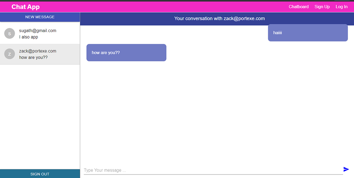 Web chat with ReactJS and Firebase | by sunanda wasala | Medium