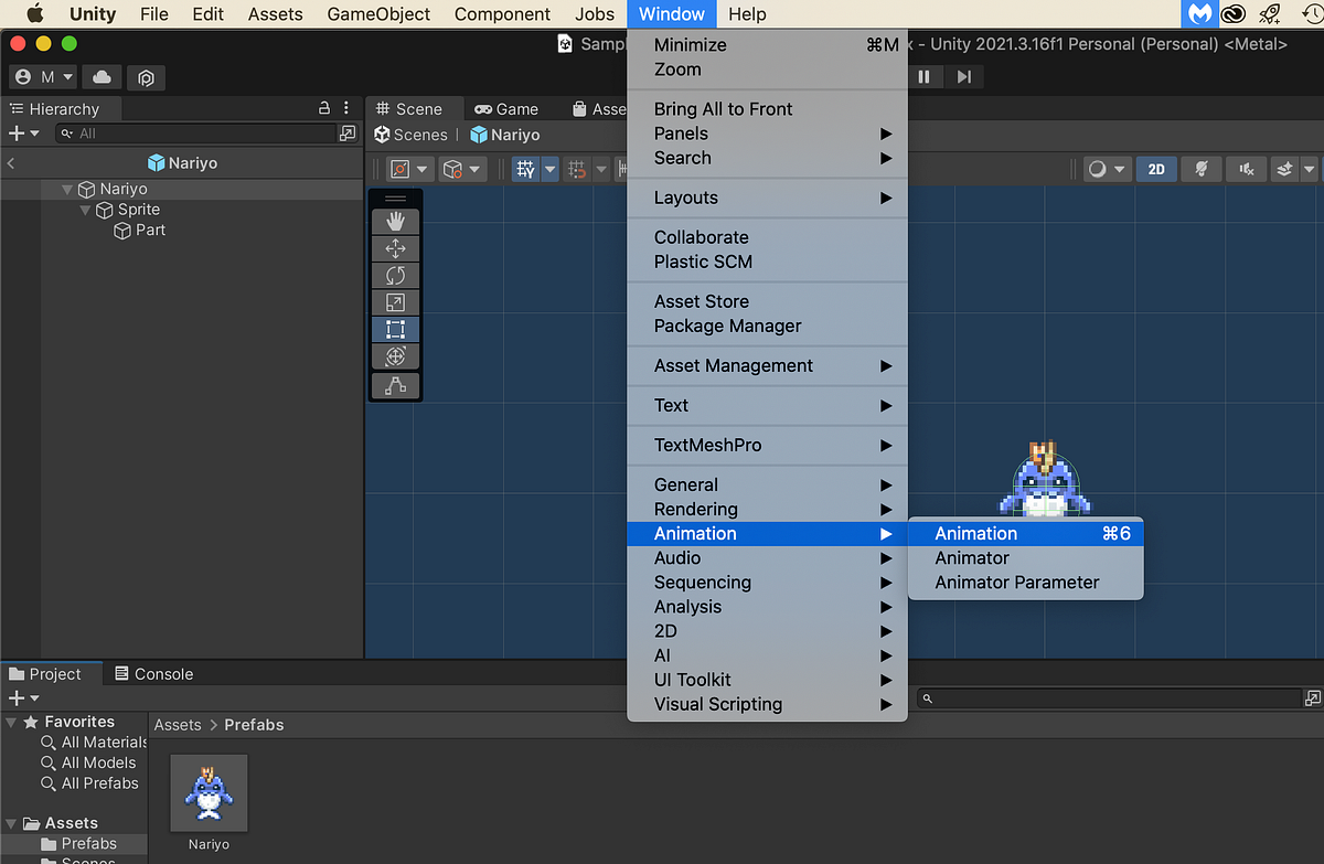 How to create the Animations (Idle & Walk) in Unity 2D | by Oceans of Terra | Medium