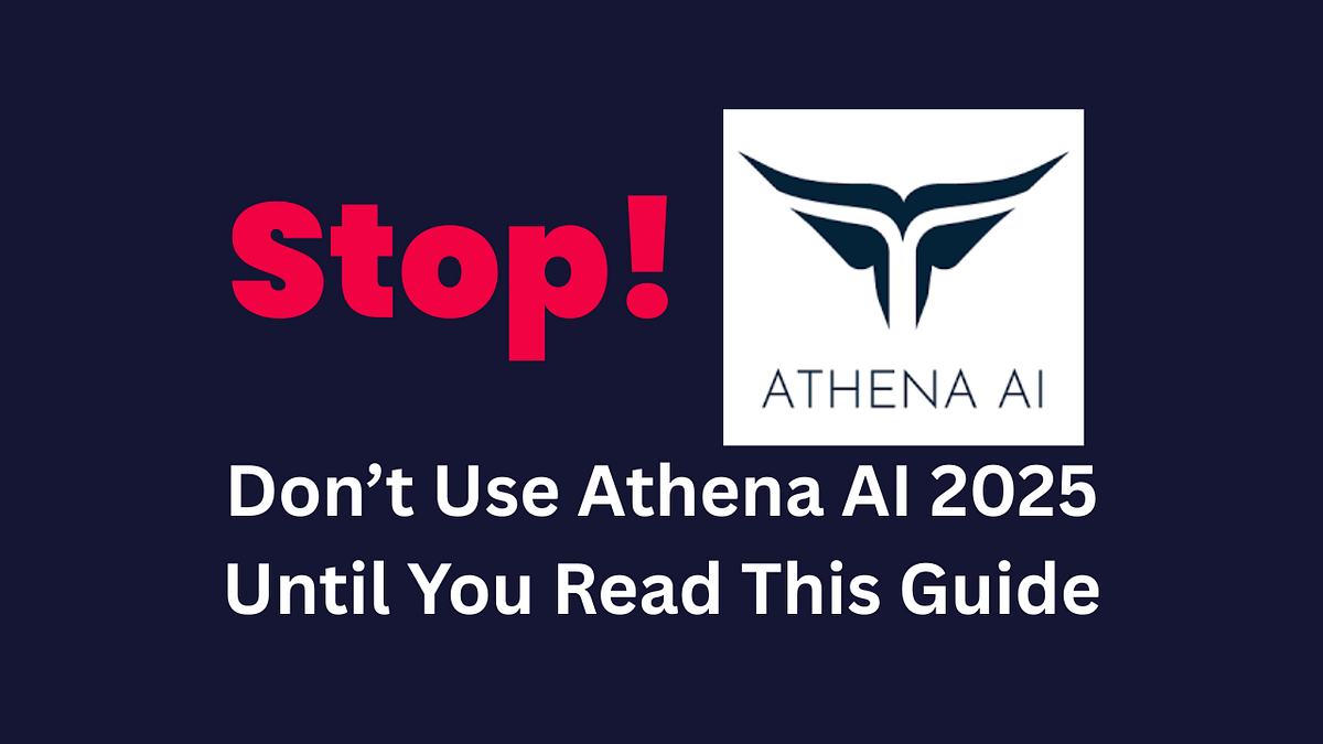 Stop! Don’t Use Athena AI Until You Read This Guide | by Wajid Ali | Medium
