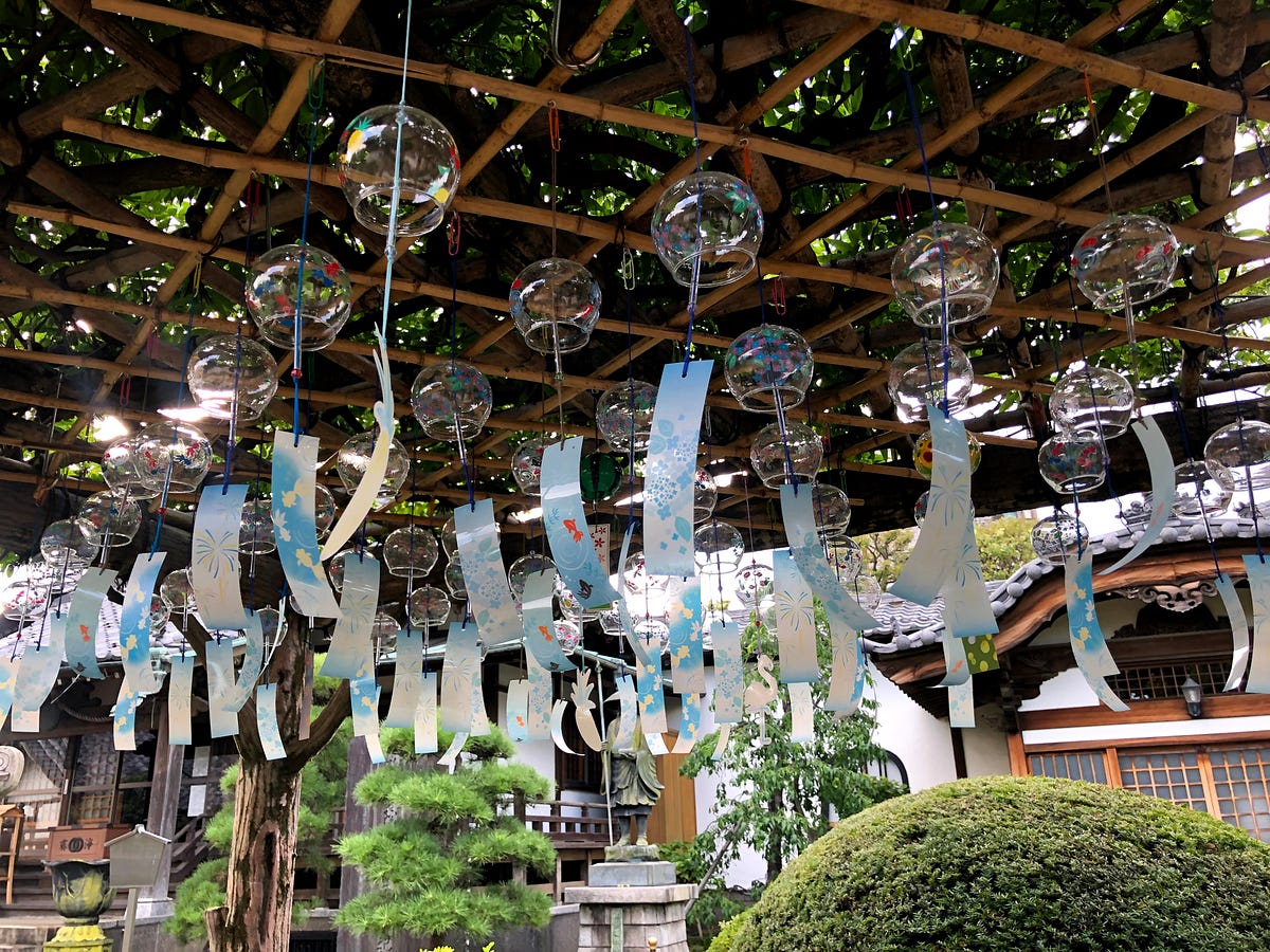 Furin-Japanese traditional wind chimes to feel cool in summertime ...