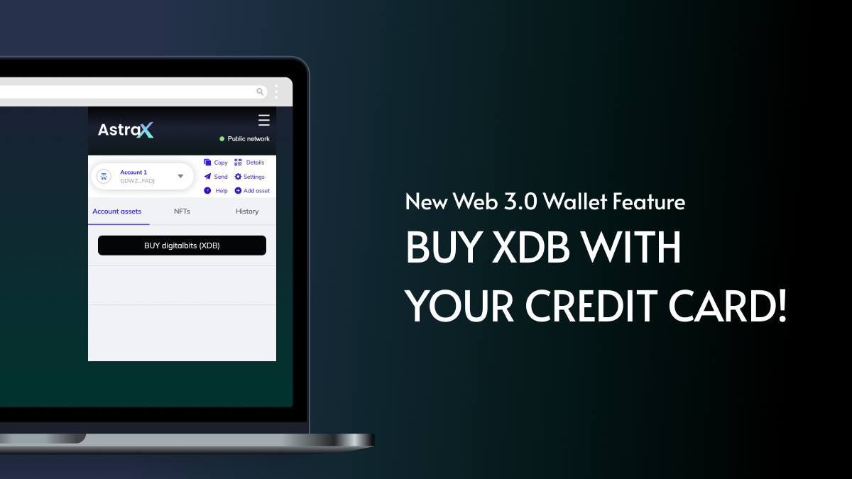 ASTRAX WEB3 WALLET: BUY XDB WITH YOUR CREDIT CARD! | by Sara Sciusco | DigitalbitsOrg | Medium