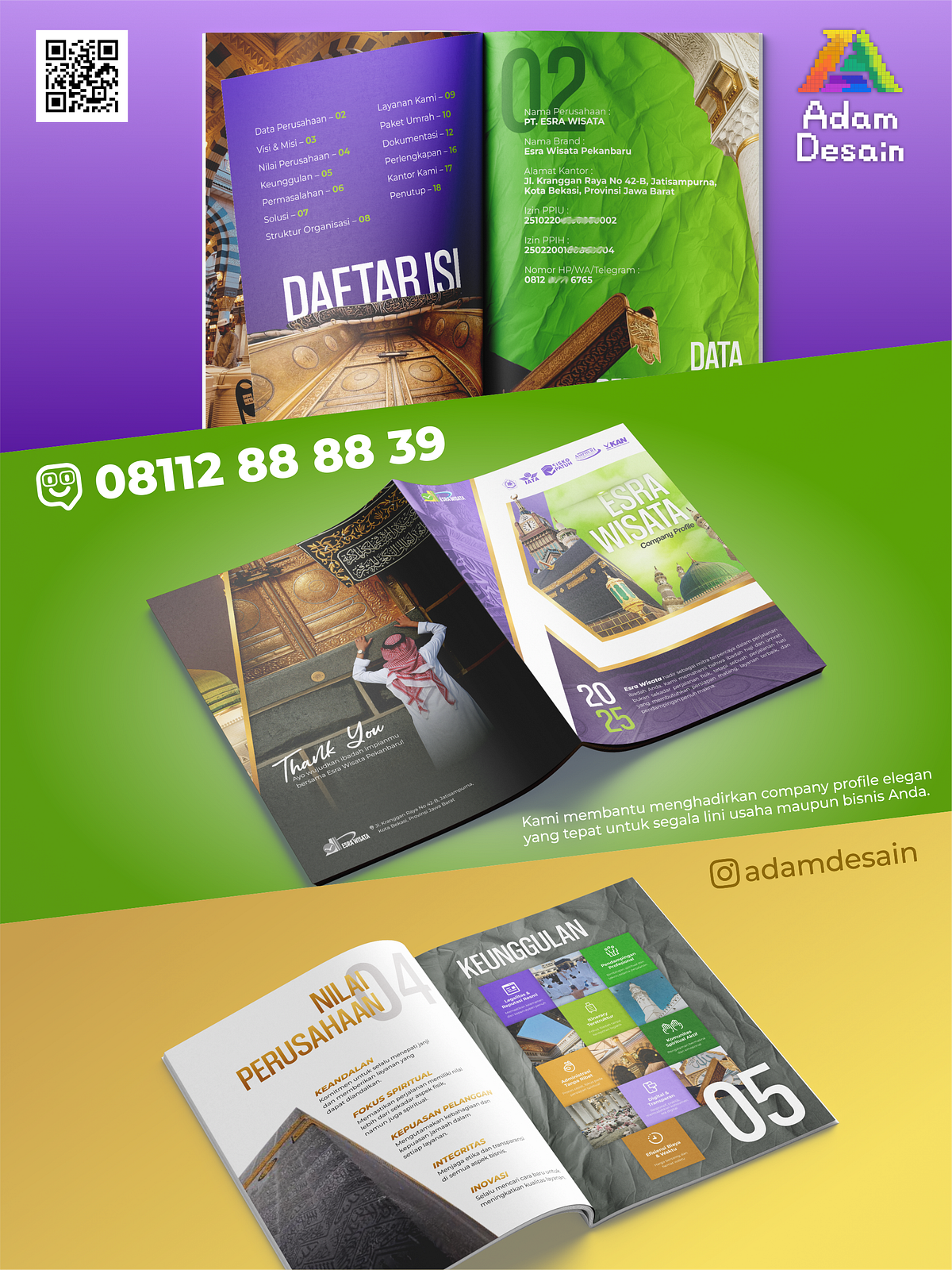 Desain Company Profile Travel Umroh - Adam Desain - Medium