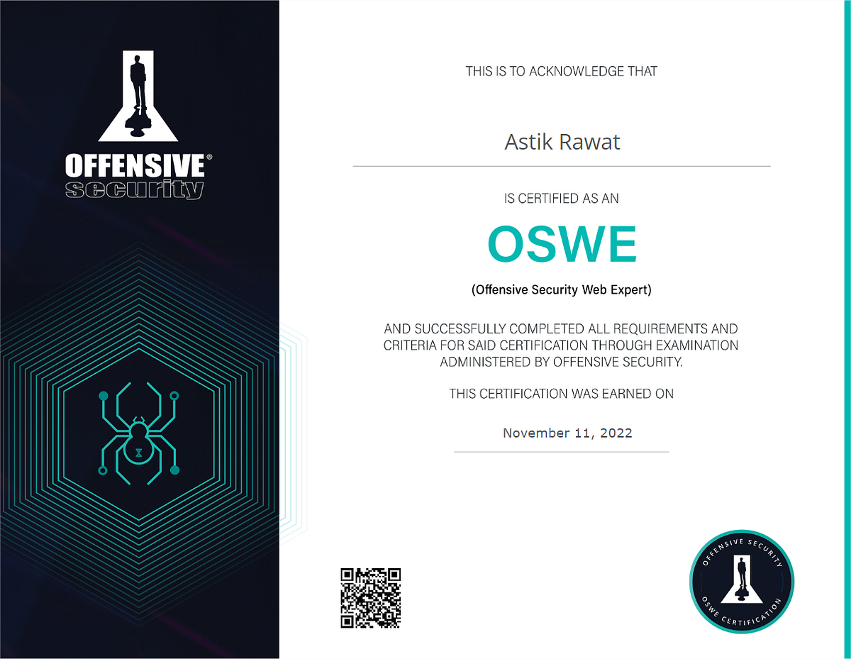 OSWE : My Journey & Review. Hi, I am finally back after so many… | by ...