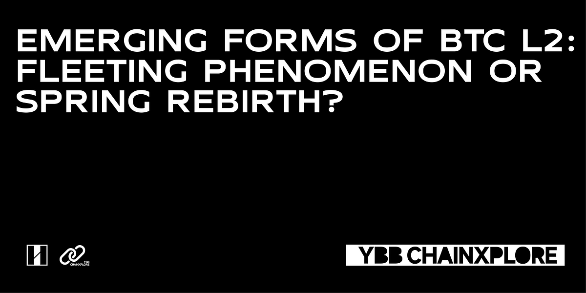 Emerging Forms of BTC L2: Fleeting Phenomenon or Spring Rebirth? | by ...