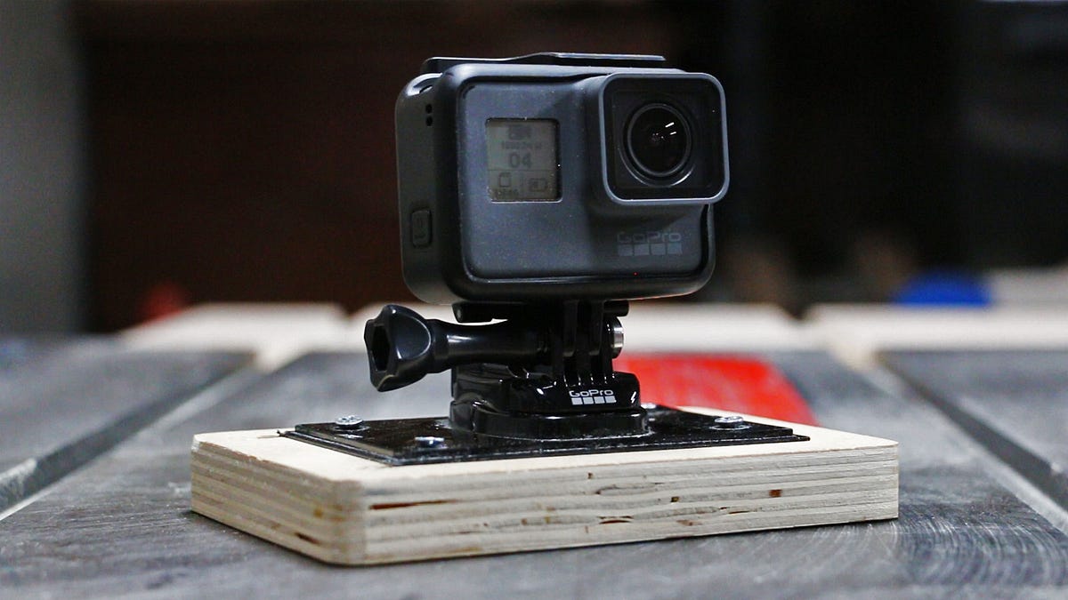 The ultimate DIY GoPro mount. This durable DIY GoPro mount features a ...