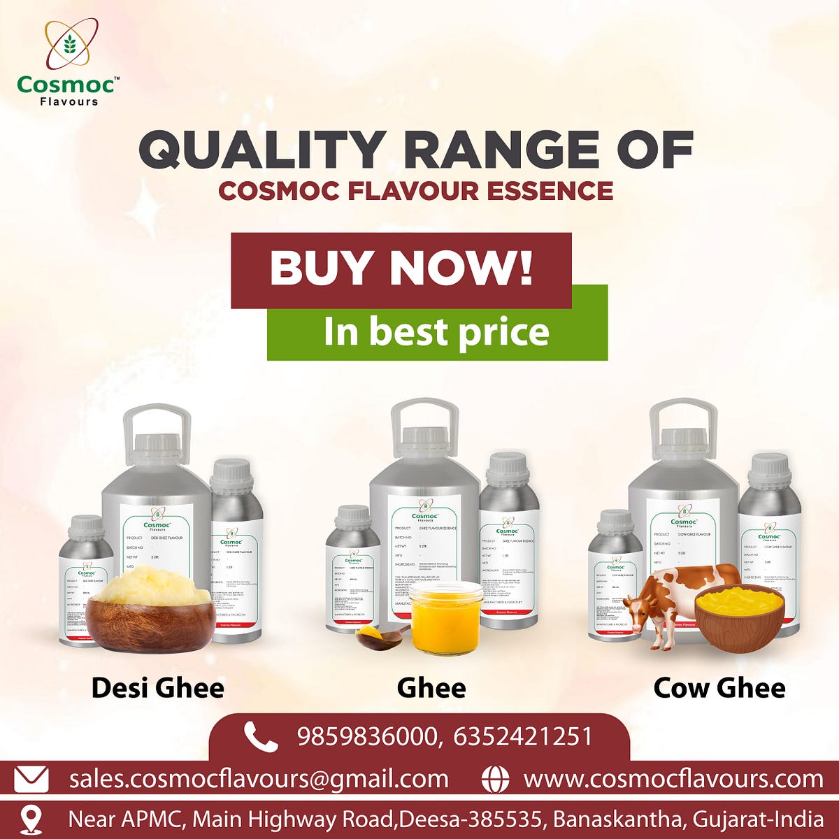 Ghee Flavour Essence. Ghee is the most important part of… | by Cosmoc ...