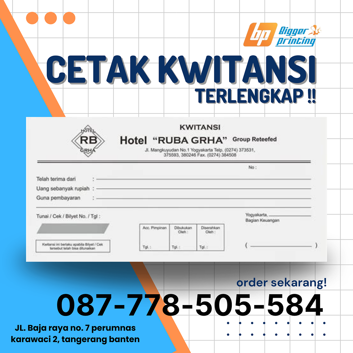 TERLENGKAP, Wa./Call 0877–7850–5584, Cetak Kwitansi di Karangtengah Tangerang Klik https://wa.me ...