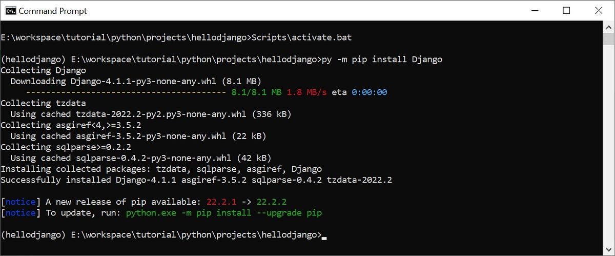 Create and Run First Django Project | by Mia Abdullah Shekhar | Medium