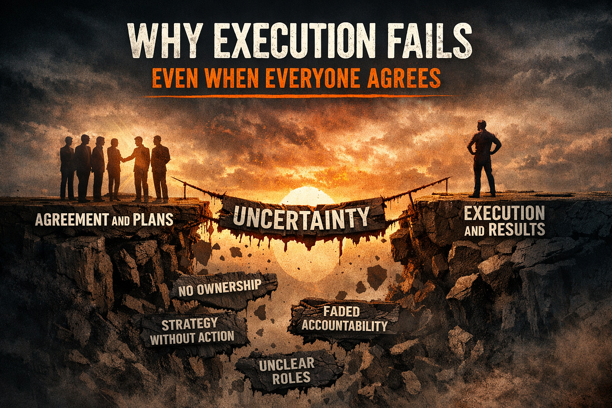 Why execution fails even when everyone agrees. An Opinion Article by Dr ...