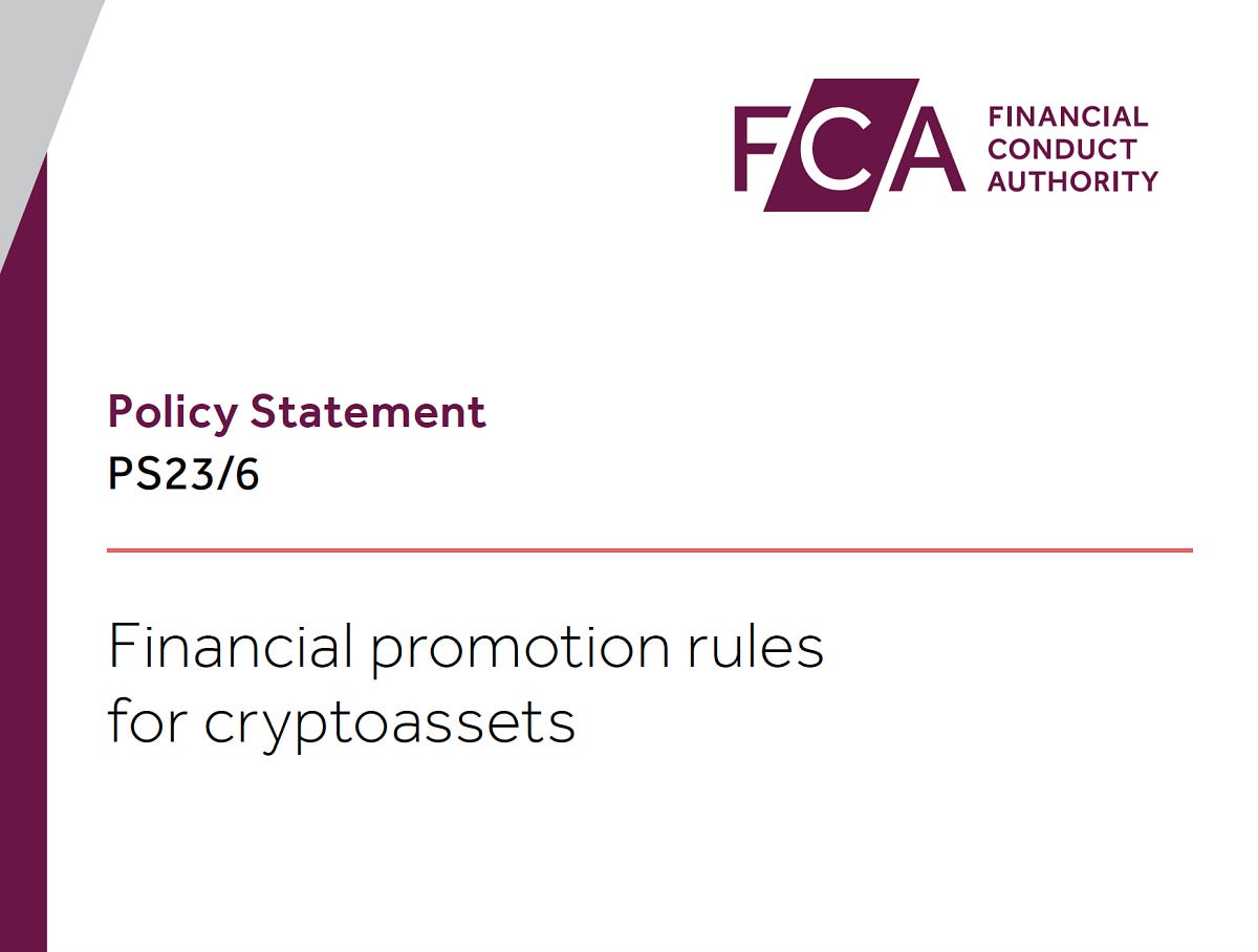 FCA Cryptoassets Promotion Rules. The Financial Conduct Authority (FCA)… | by Lee Hills ...